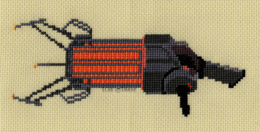Half Life Gravity Gun Cross Stitch | Lord Libidan