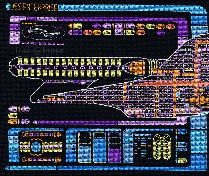Star Trek Enterprise LCARS Cross Stitch | Lord Libidan