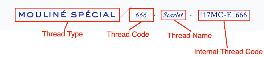 DMC Just Released An Official List Of Thread Names